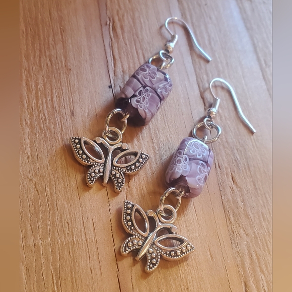 Jewelry | Butterfly Charm Earrings | Poshmark